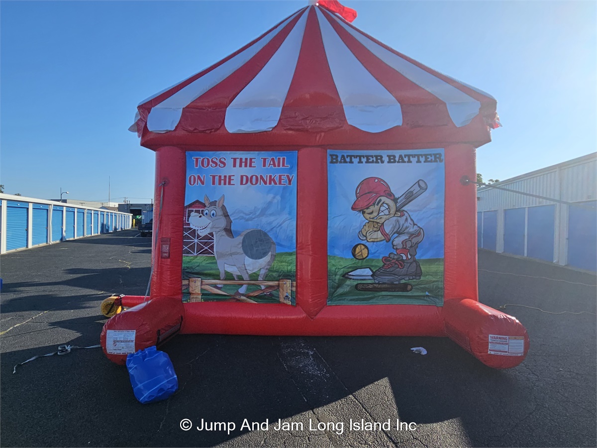 Carnival - Giant 2 sided - 4 game inflatable - Bounce House Rental ...