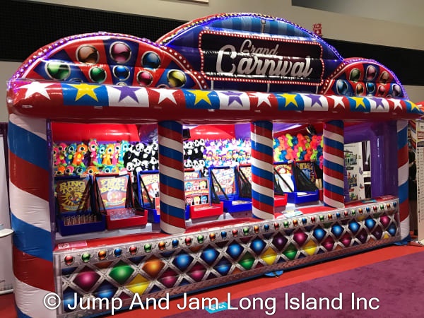 Carnival - Inflatable Carnival Booth enclosure - includes 4 case games ...