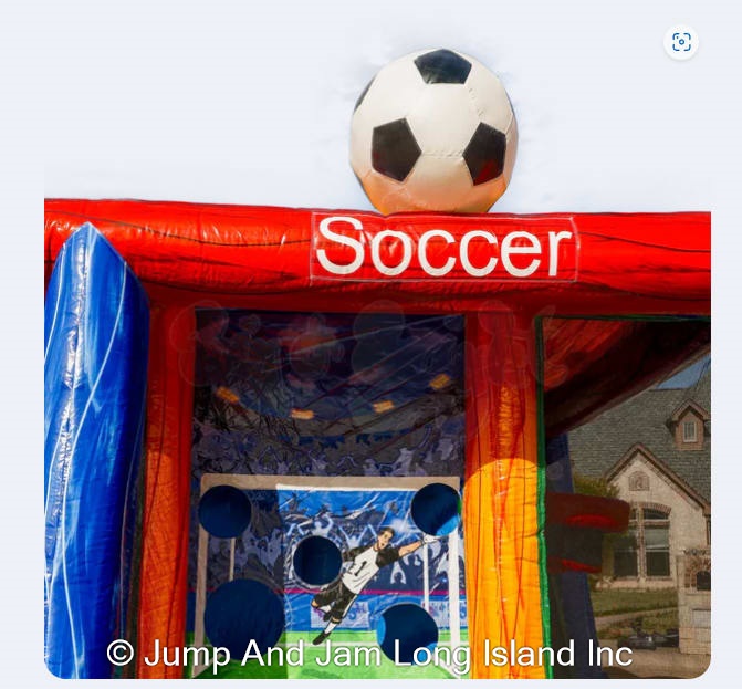 Int - 6 sided Sports booth - Bounce House Rental, Inflatable Rental ...