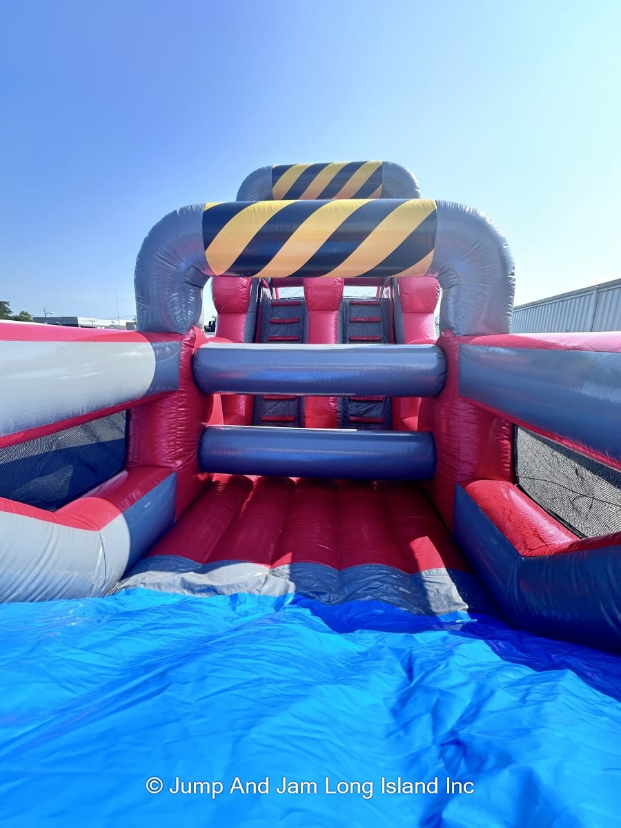 OC- 50ft Red Alert Obstacle Course - Bounce House Rental, Inflatable ...