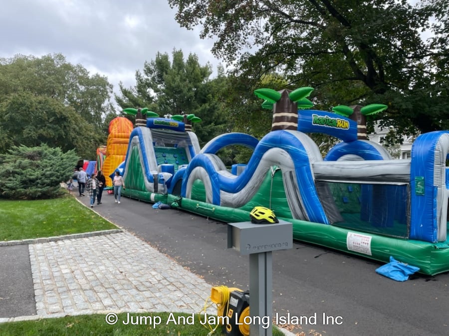 OC - 65ft Tropical Obstacle Course 2 Pieces - Bounce House Rental ...