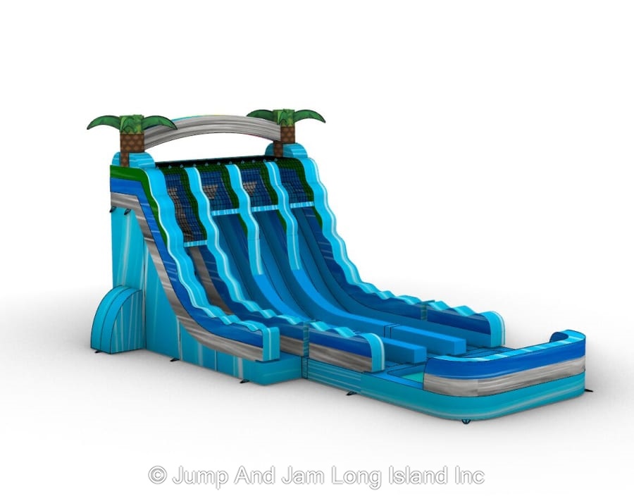 WS - Triple lane Waterslide (wet or dry) - Bounce House Rental ...